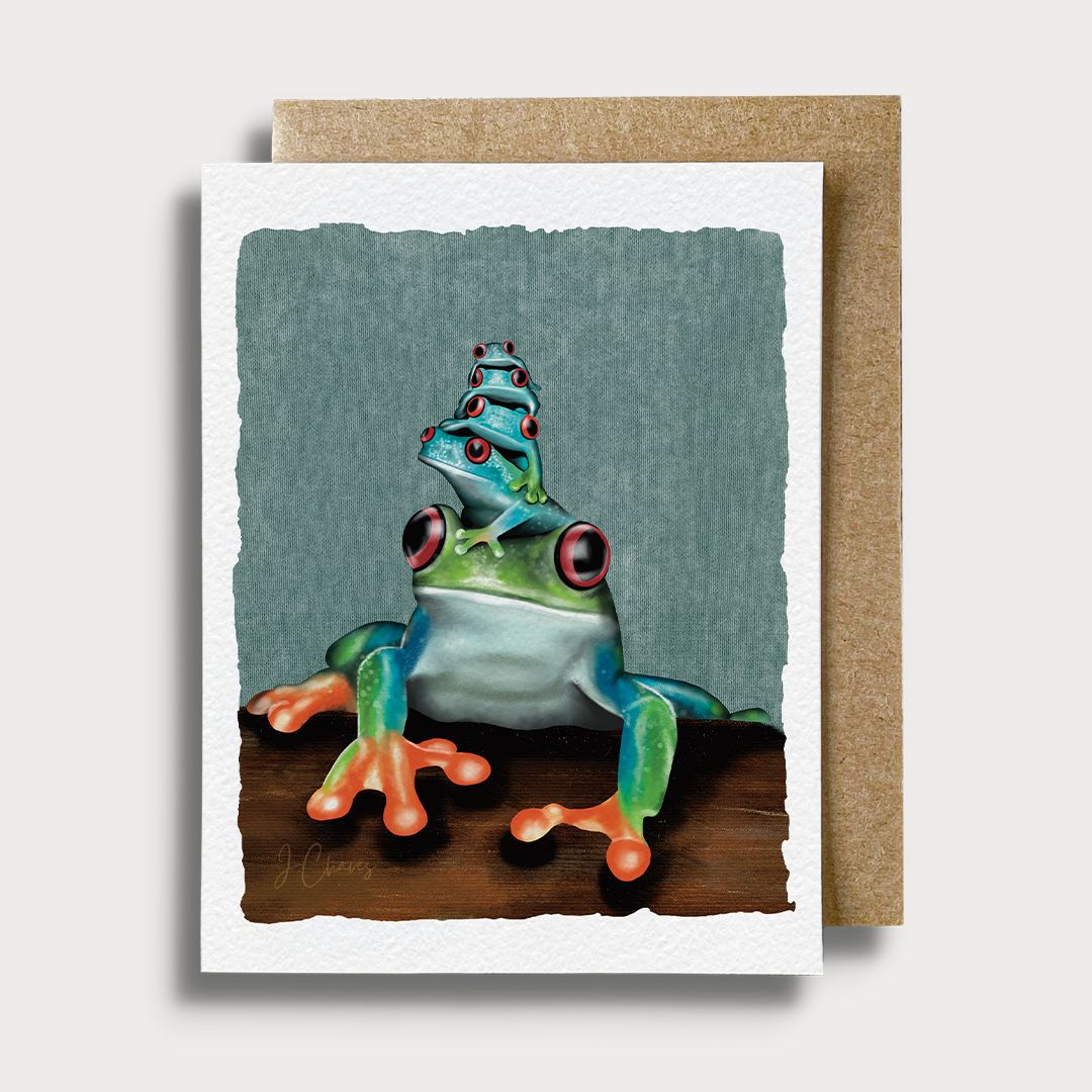 Frog Pile Card – The Crafted Goat